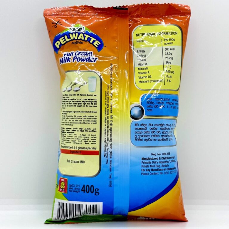 Pelawatte Full Cream Milk Powder 400g - Leyon Super